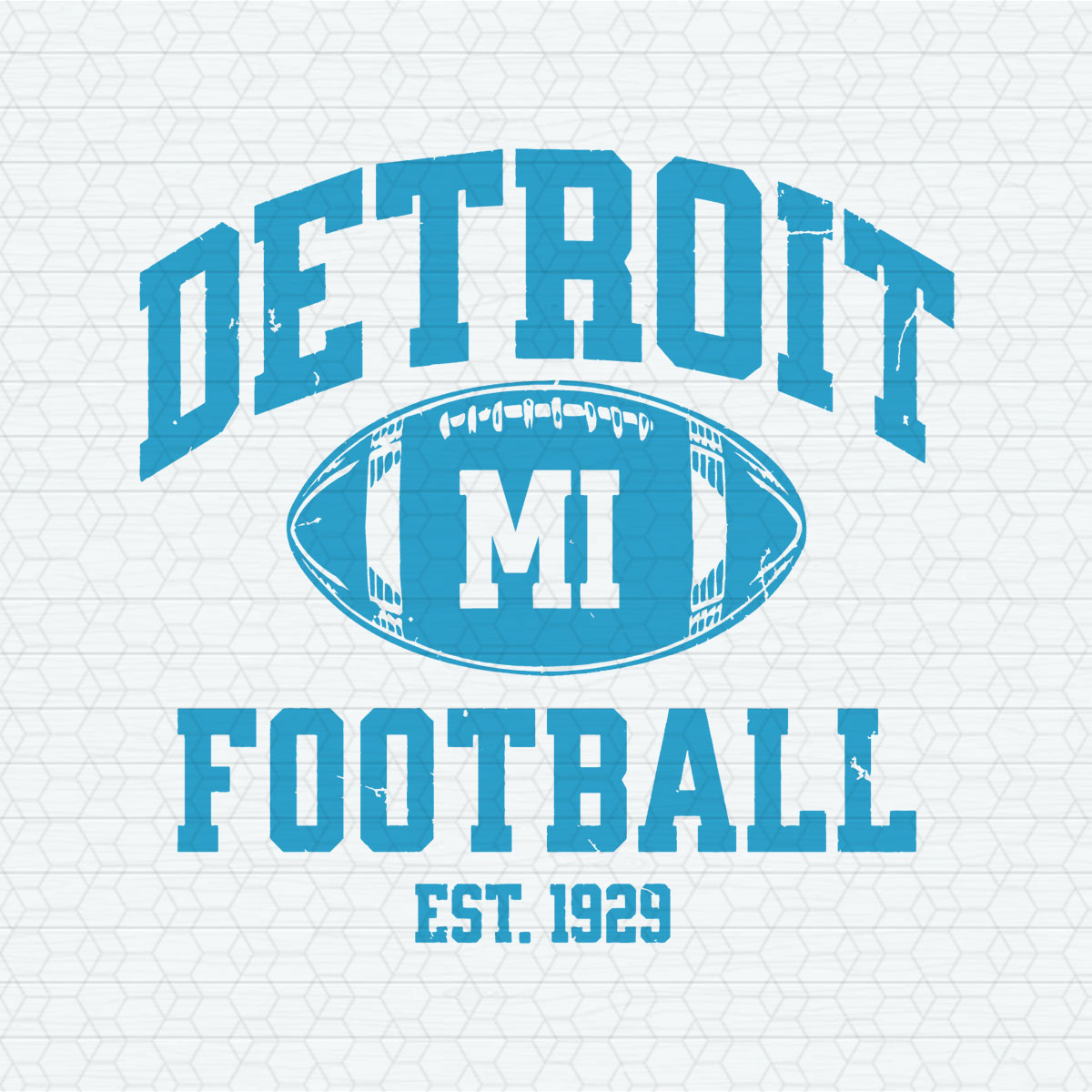 Vintage Detroit Football Est 1929 SVG 2024 | Inspire Uplift