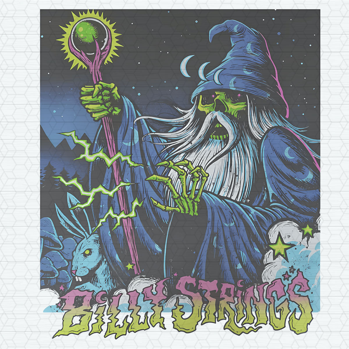 Vintage Billy Strings Tour 2024 PNG - Inspire Uplift