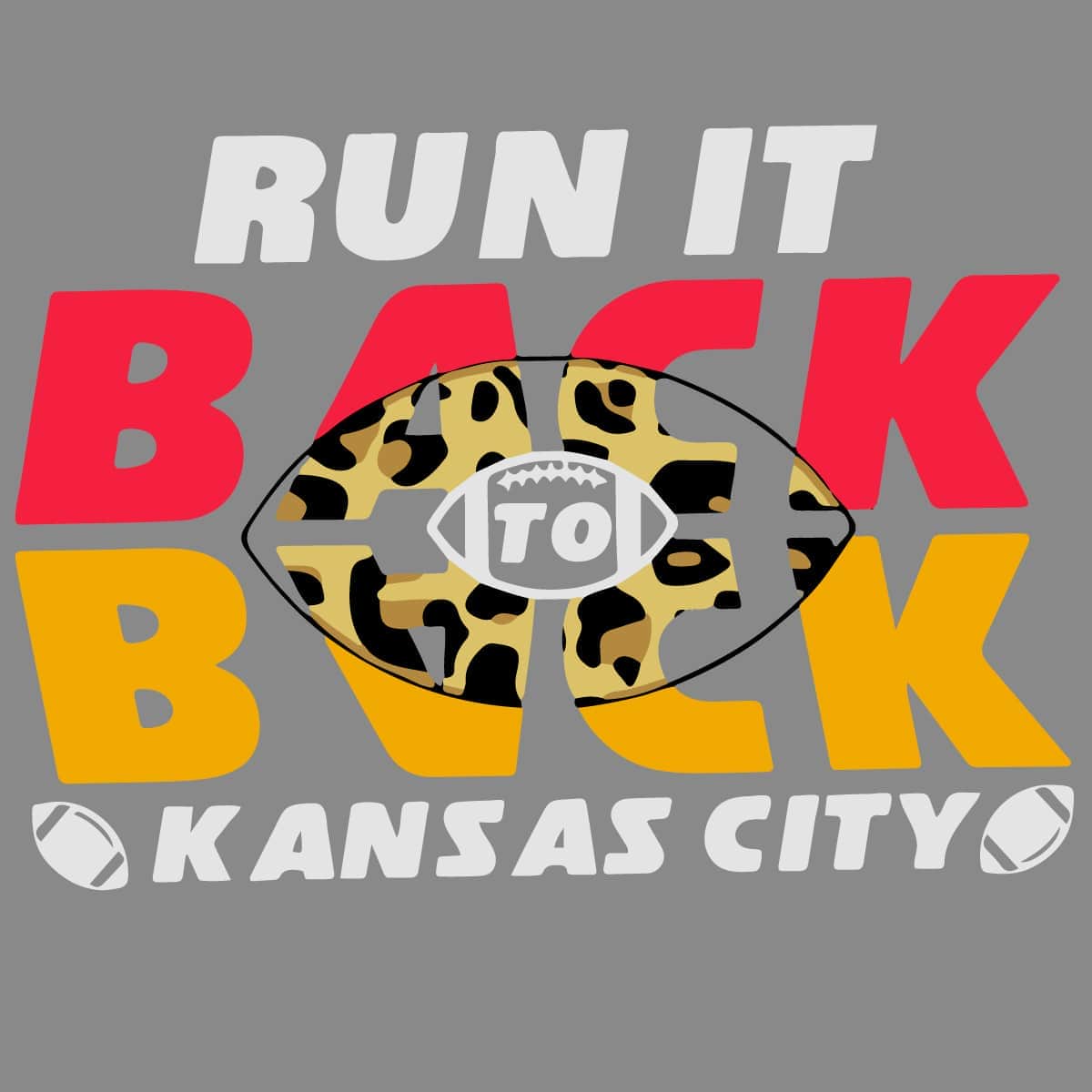 Back To Back Kansas City Chiefs SVG - Inspire Uplift
