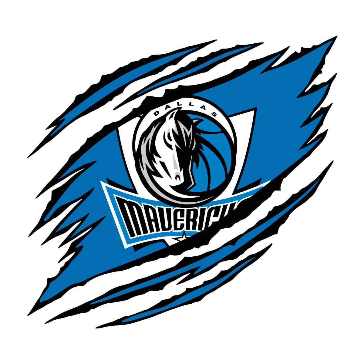 Dallas Mavericks Ripped PNG Jpg Logo Dallas Mavericks SVG Sp | Inspire ...