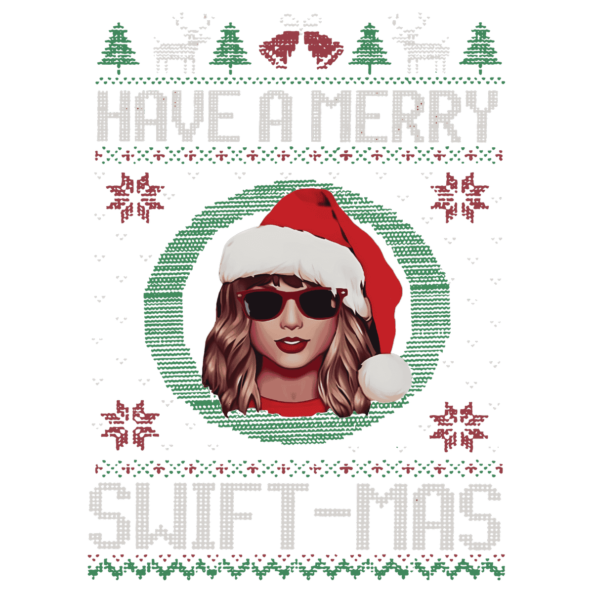 Have A Merry Swiftmas Taylor Santa Vibe Png Download | Inspire Uplift