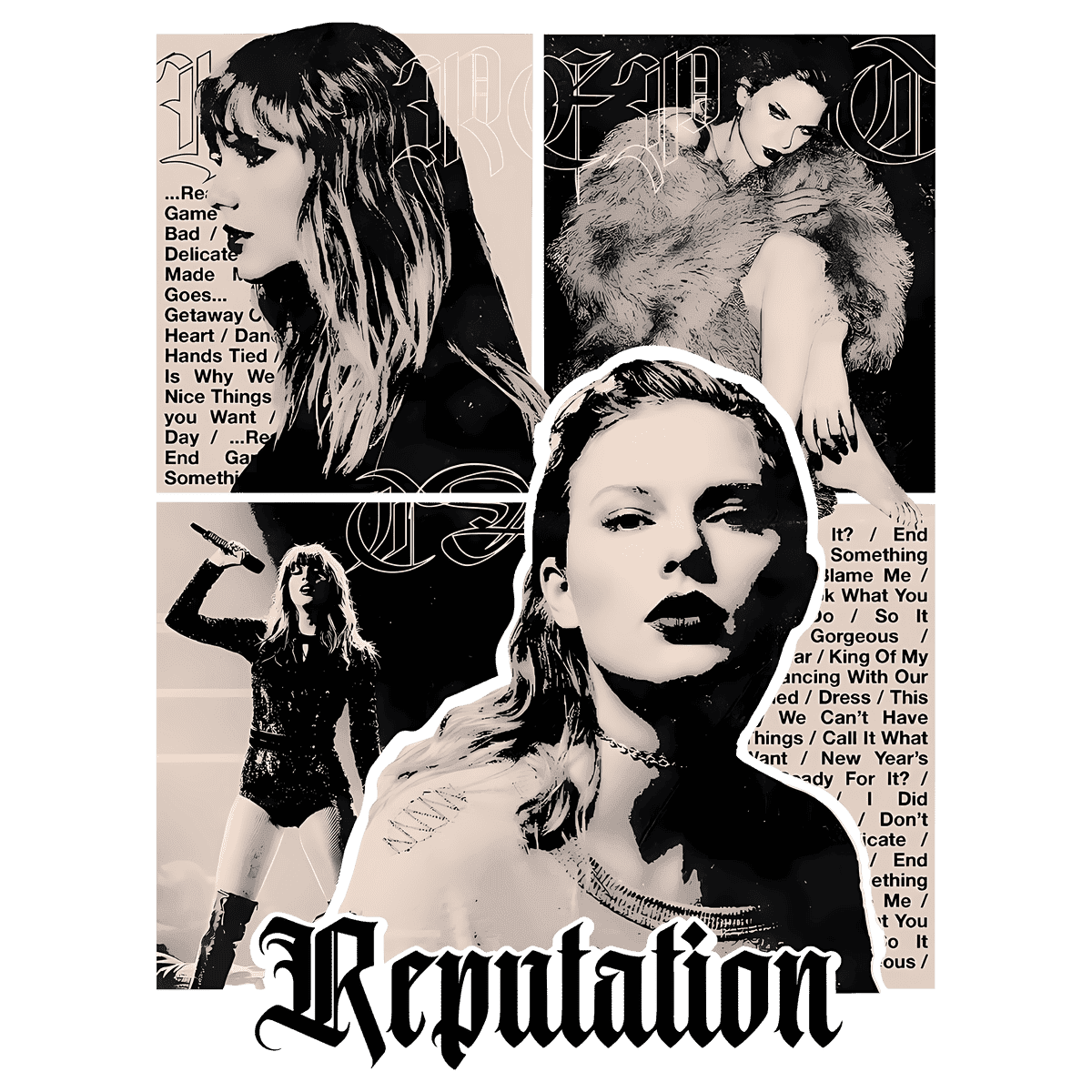 Vintage Taylor Swift Reputation Album Png Download, Taylor L - Inspire ...