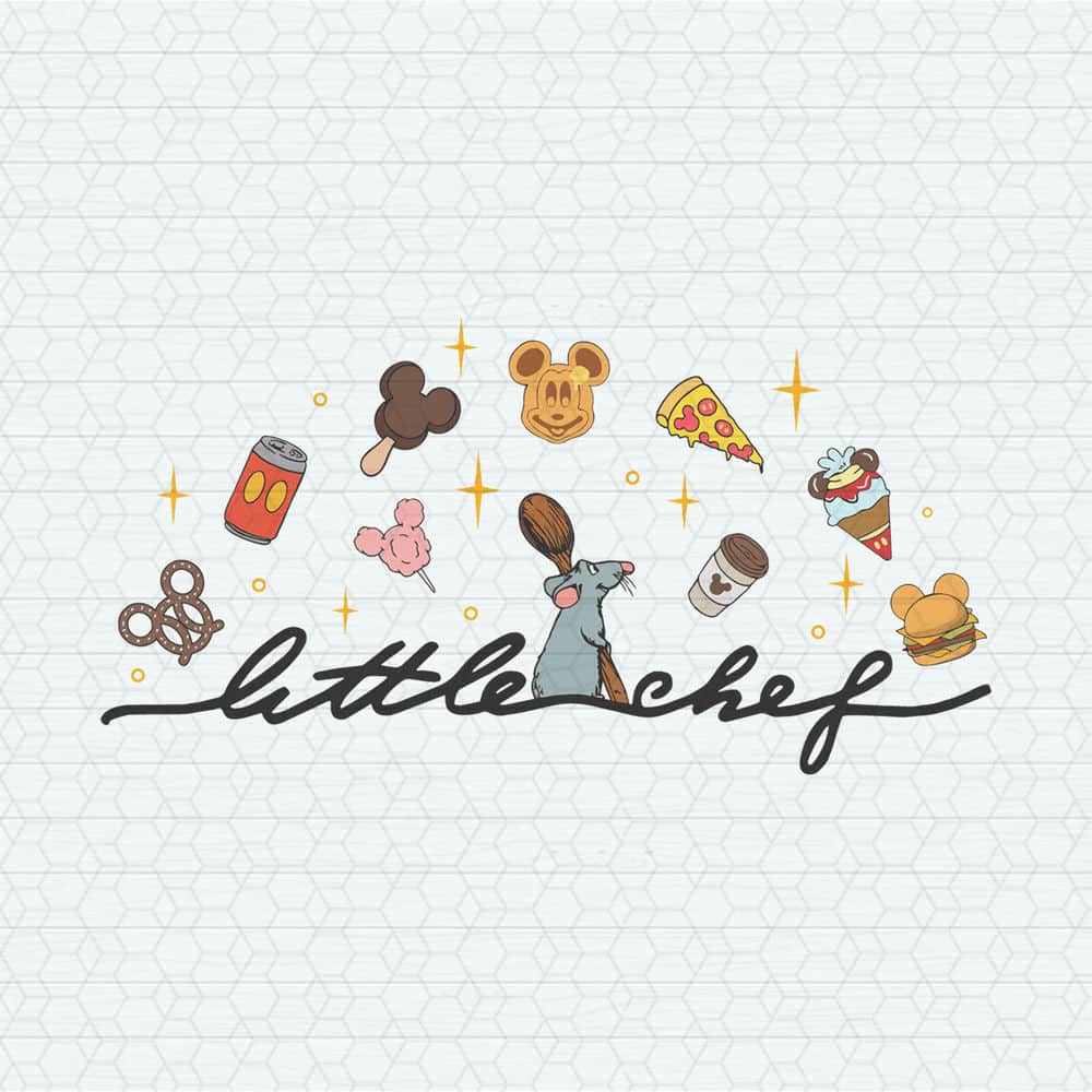 Disney Pixar Ratatouille Remy Little Chef SVG | Inspire Uplift