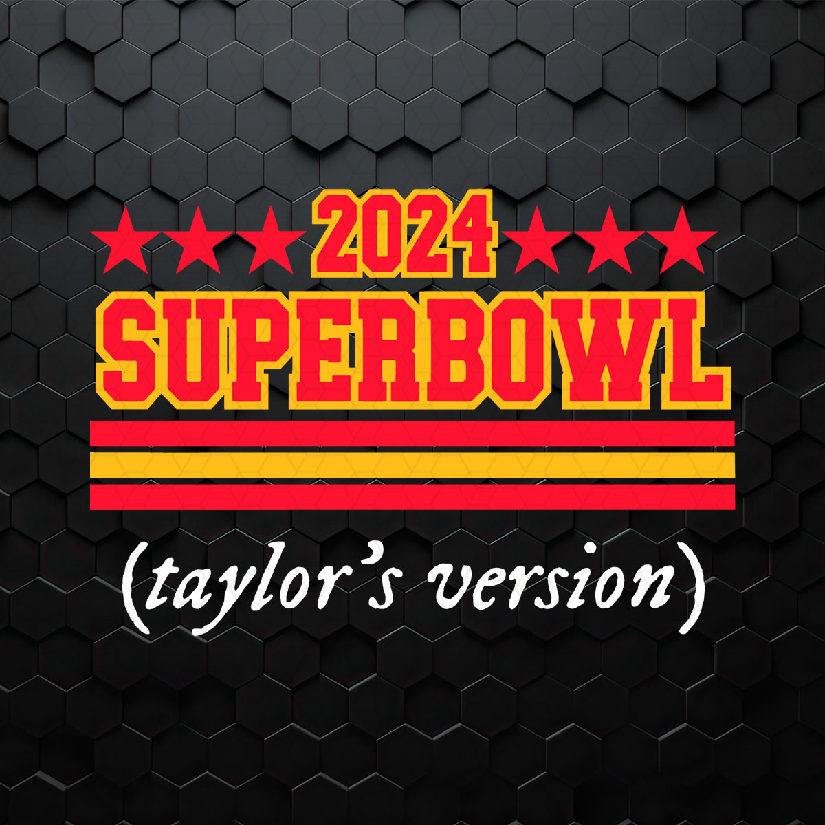 Retro 2024 Super Bowl Taylors Version SVG | Inspire Uplift