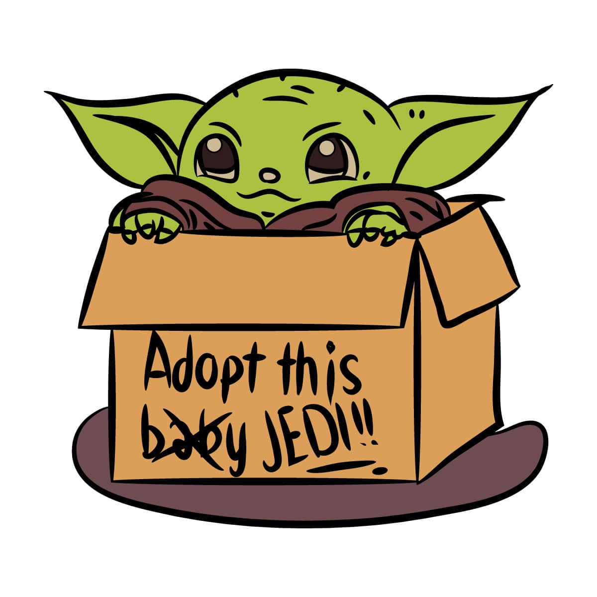 Adopt This Baby Jedi Svg Baby Yoda SVG - Inspire Uplift