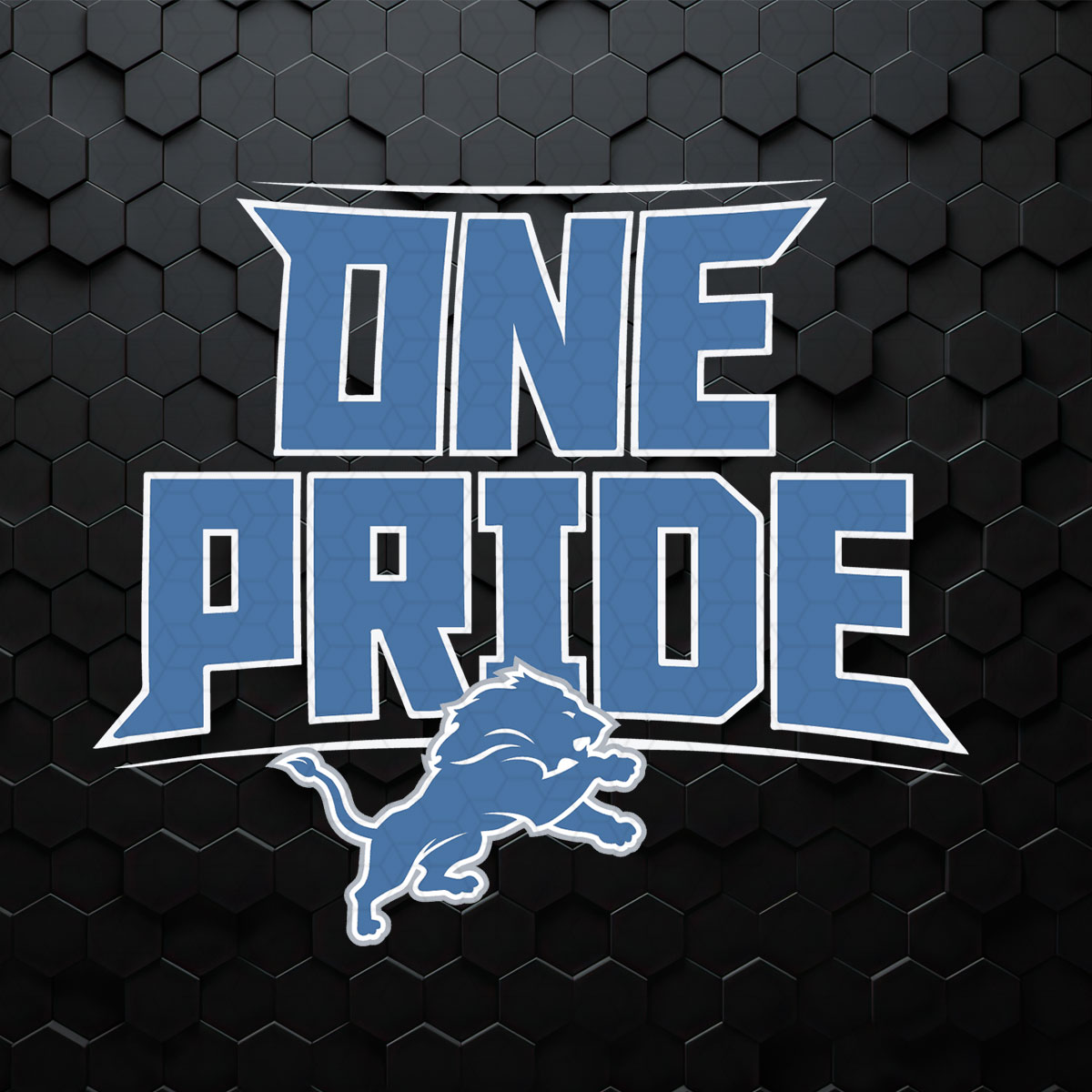 One Pride Nfl Detroit Lions Logo SVG - Inspire Uplift