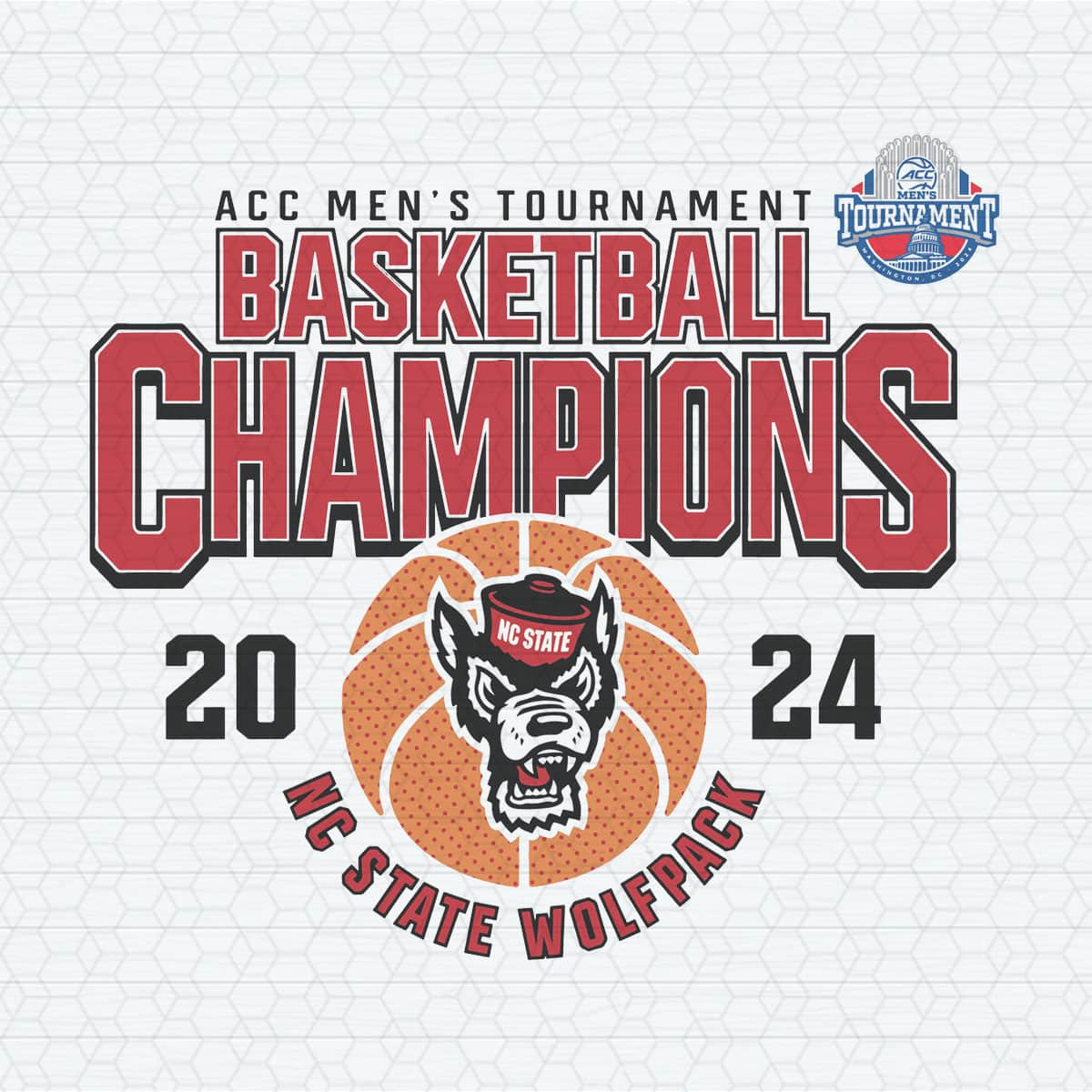 NC State Wolfpack Basketball Champions 2024 SVG | Inspire Uplift