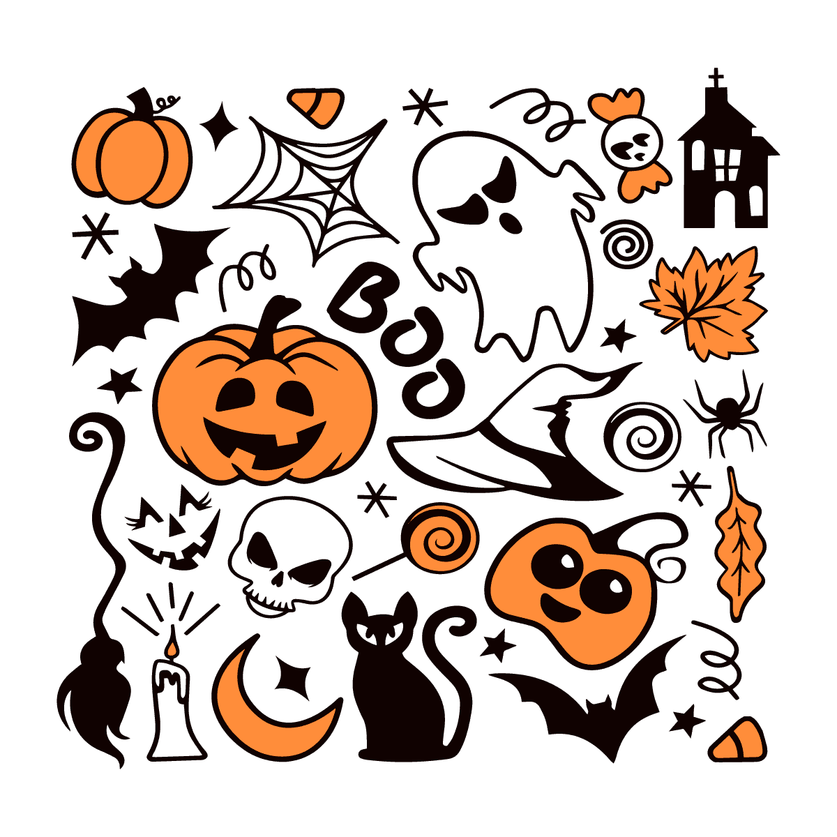 Spooky Cottagecore SVG Horror Halloween Party SVG - Inspire Uplift