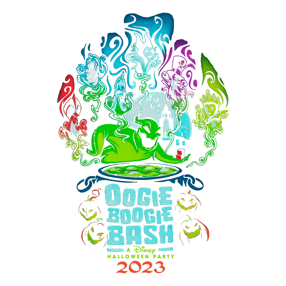 Oogie Boogie And Villains Oogie Boogie Bash 2023 PNG File | Inspire Uplift
