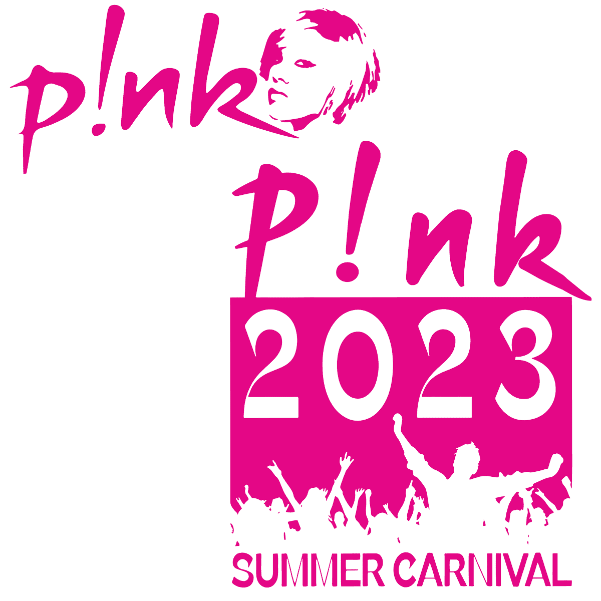 Pink Singer Summer Carnival 2023 Tour SVG Digital Cricut Fil - Inspire ...