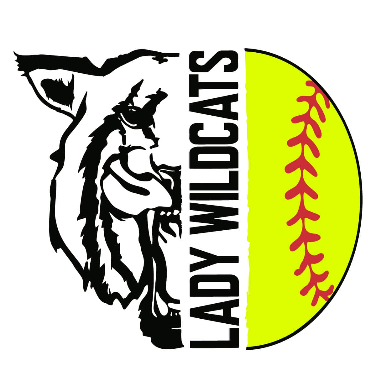 Lady Wildcats Softball SVG PNG Sport SVG Softball SVG Lady W | Inspire ...