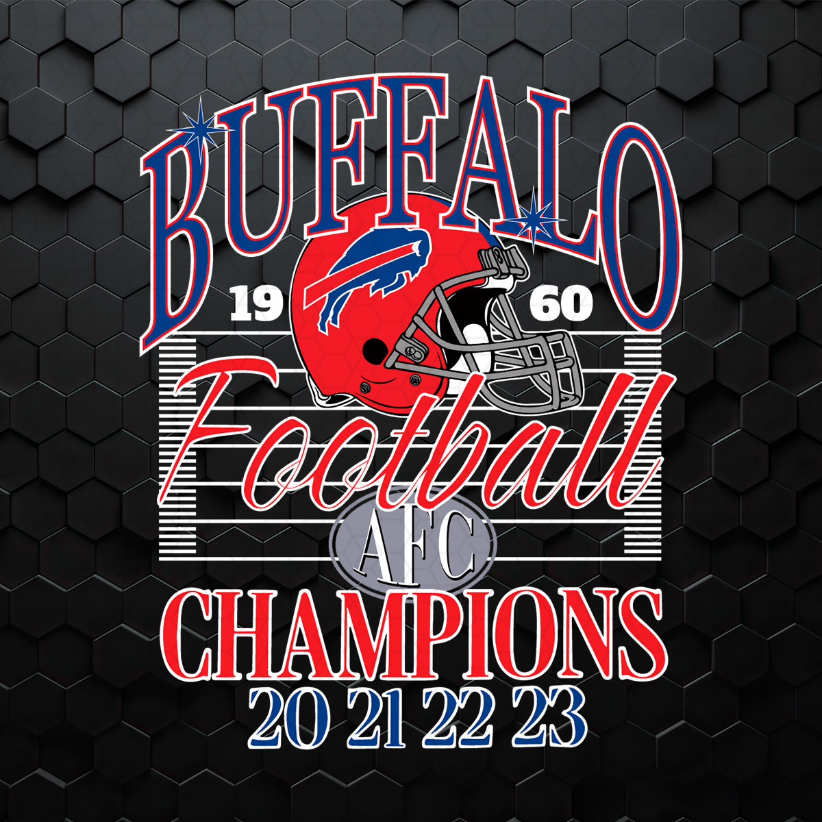 Buffalo Football Afc Champions SVG Digital Download | Inspire Uplift