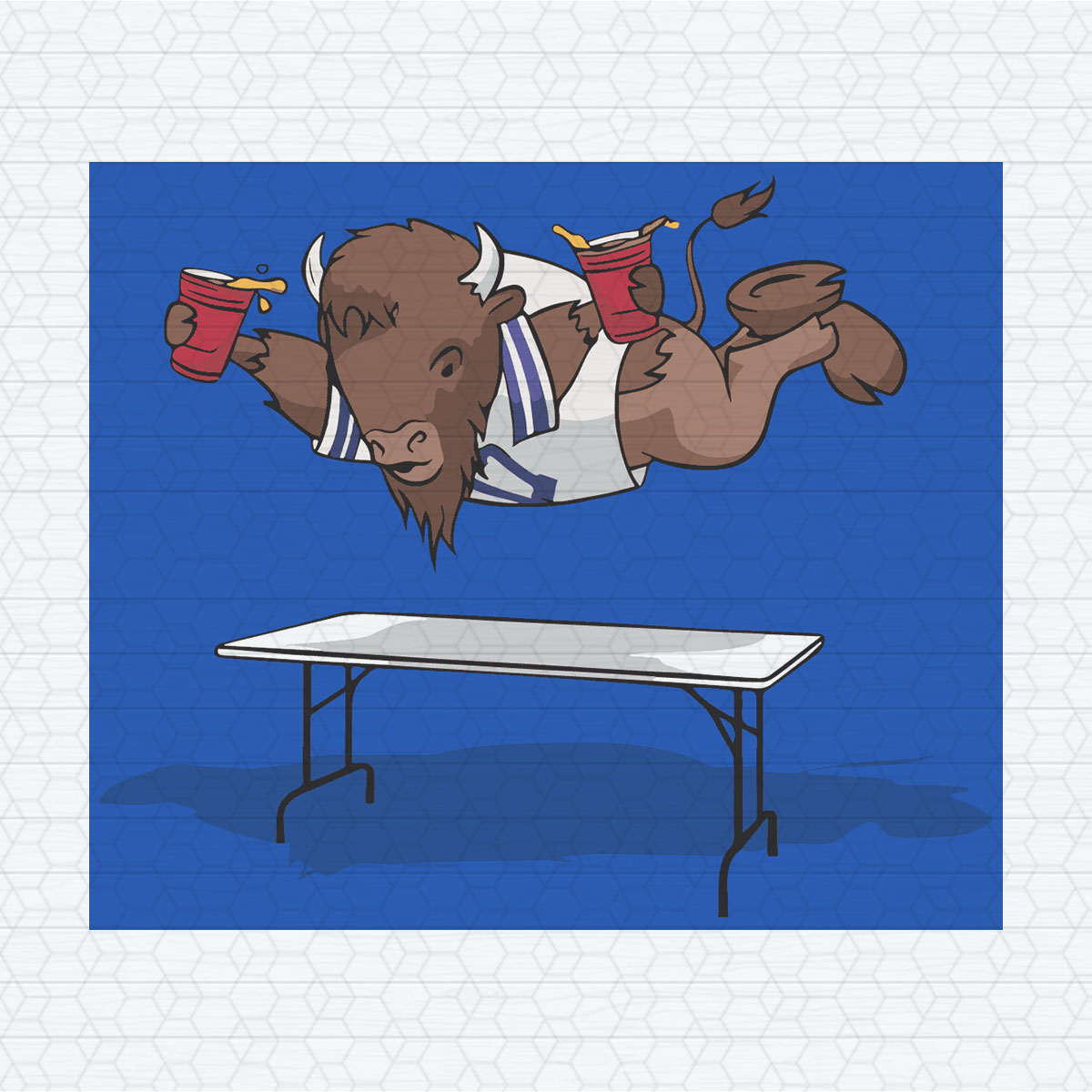 Smash Tables Buffalo Bills Football SVG Digital Download | Inspire Uplift