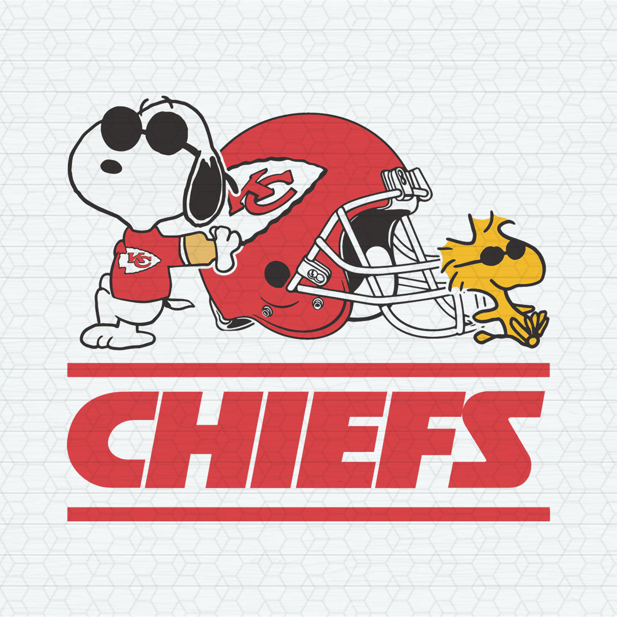 Kansas City Chiefs Snoopy And Woodstock SVG | Inspire Uplift