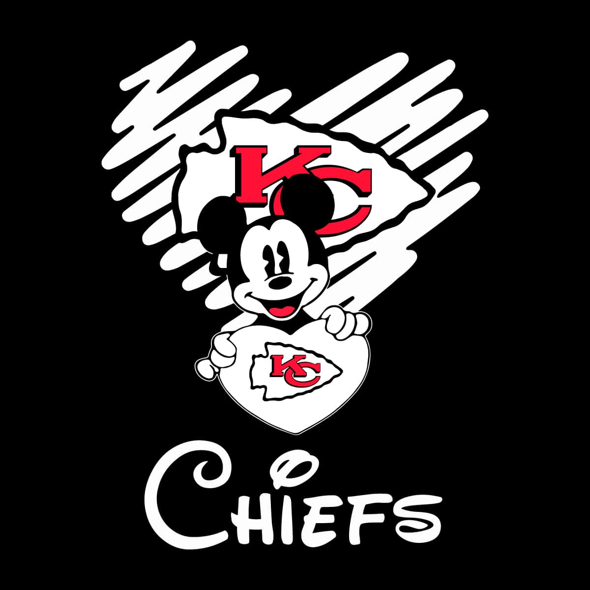 Kansas City Chiefs Mickey Mouse Svg - Inspire Uplift