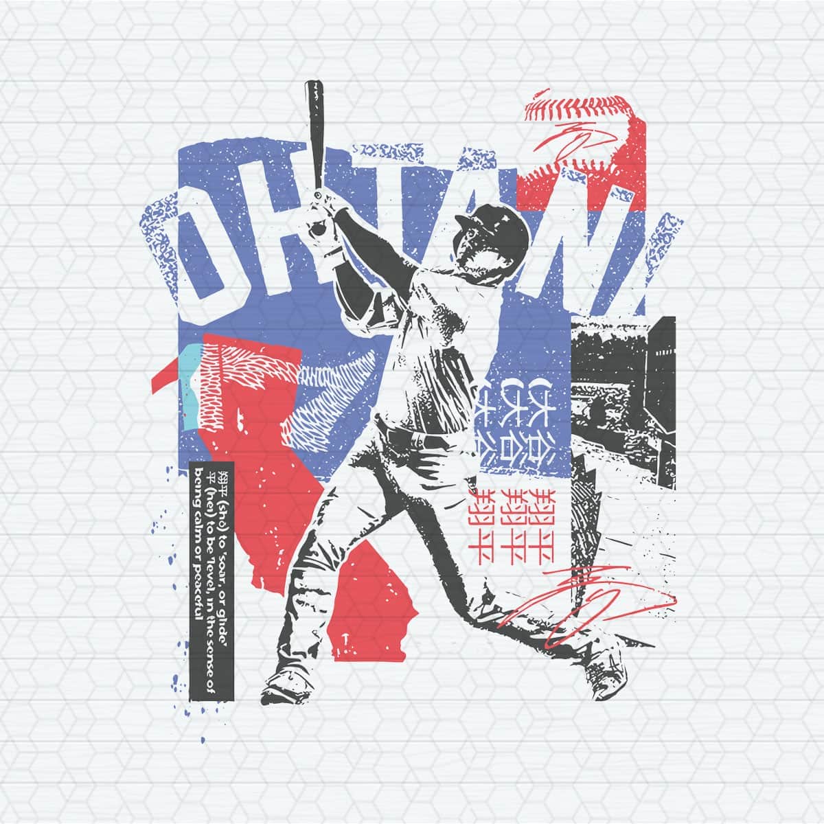 Shohei Ohtani Diamond Art Dodgers Baseball SVG | Inspire Uplift