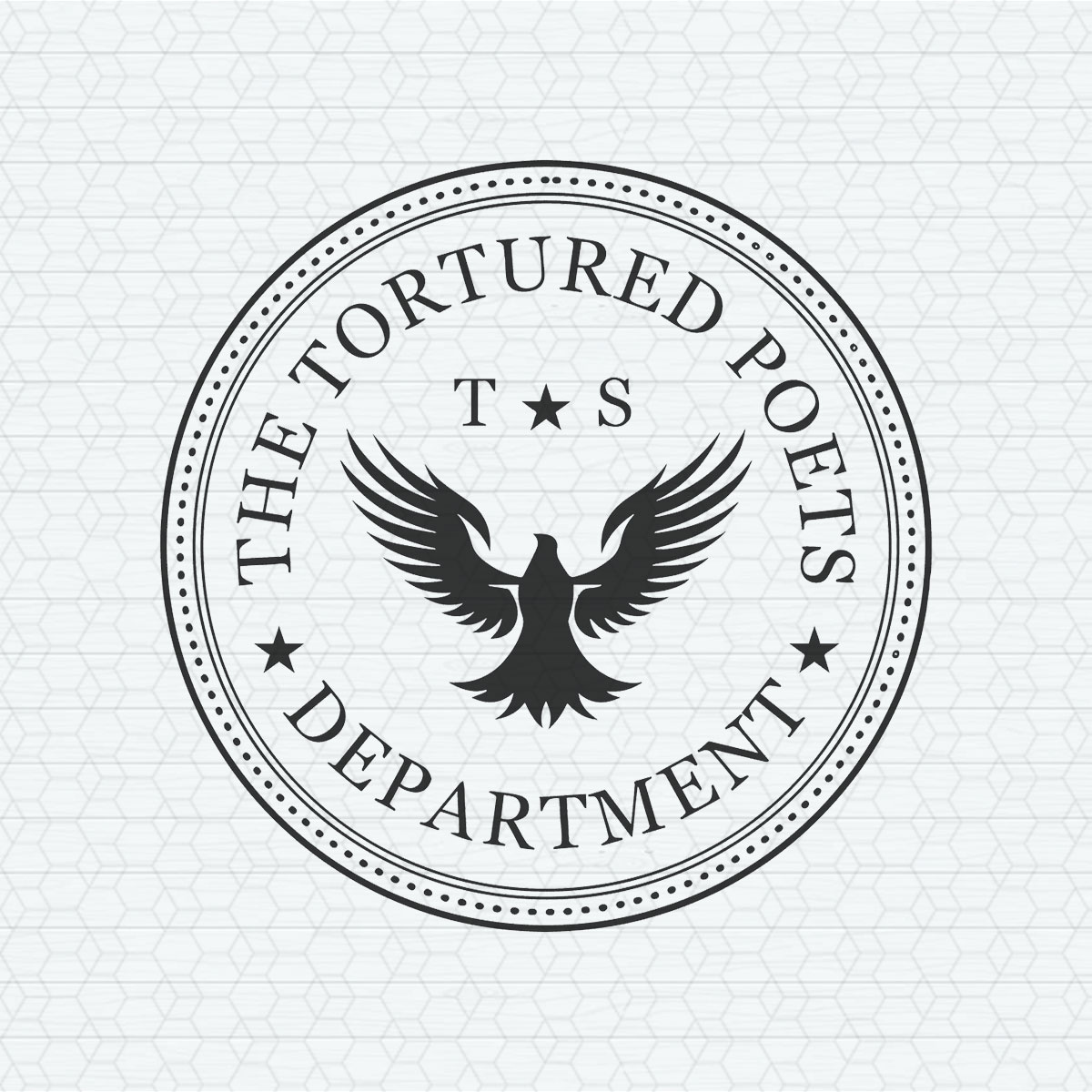 The Tortured Poets Department Logo SVG | Inspire Uplift