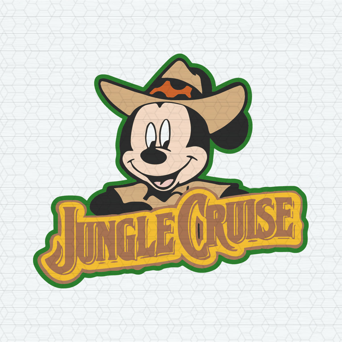 Jungle Cruise Mickey Mouse Disney Vacation SVG | Inspire Uplift