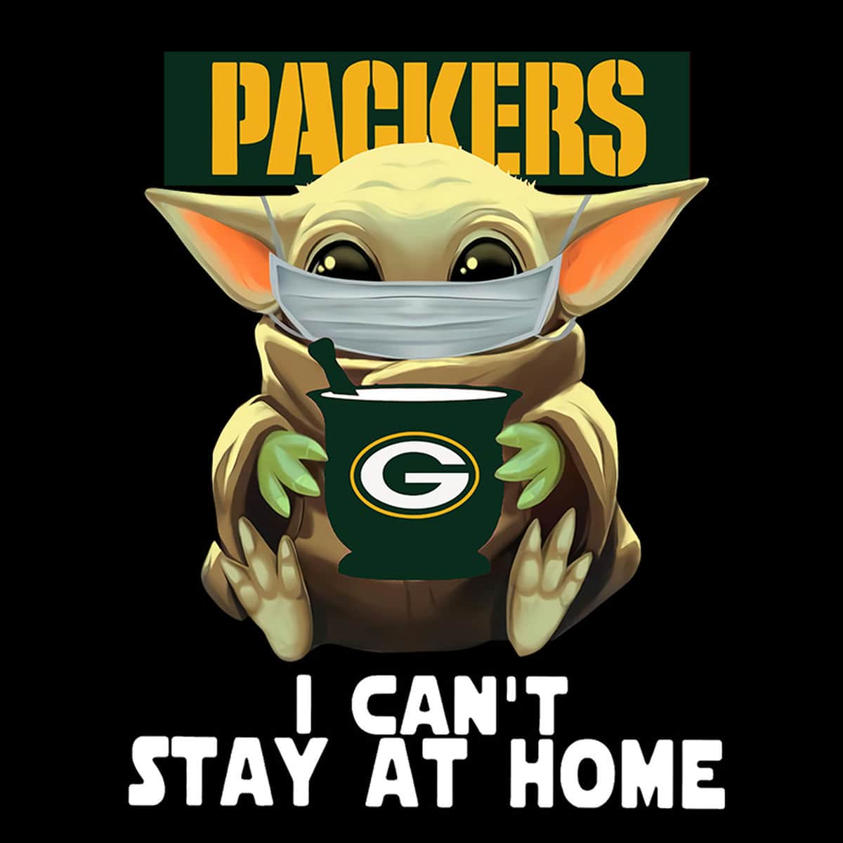 Green Bay Packers Nfl PNG Sport Baby Yoda PNG | Inspire Uplift