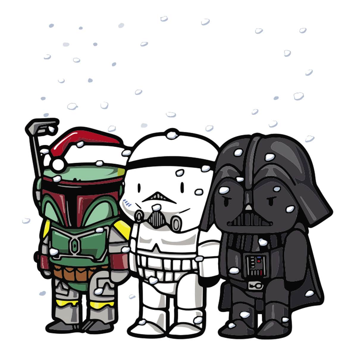 Merry Christmas Star Wars Characters SVG Trending SVG | Inspire Uplift