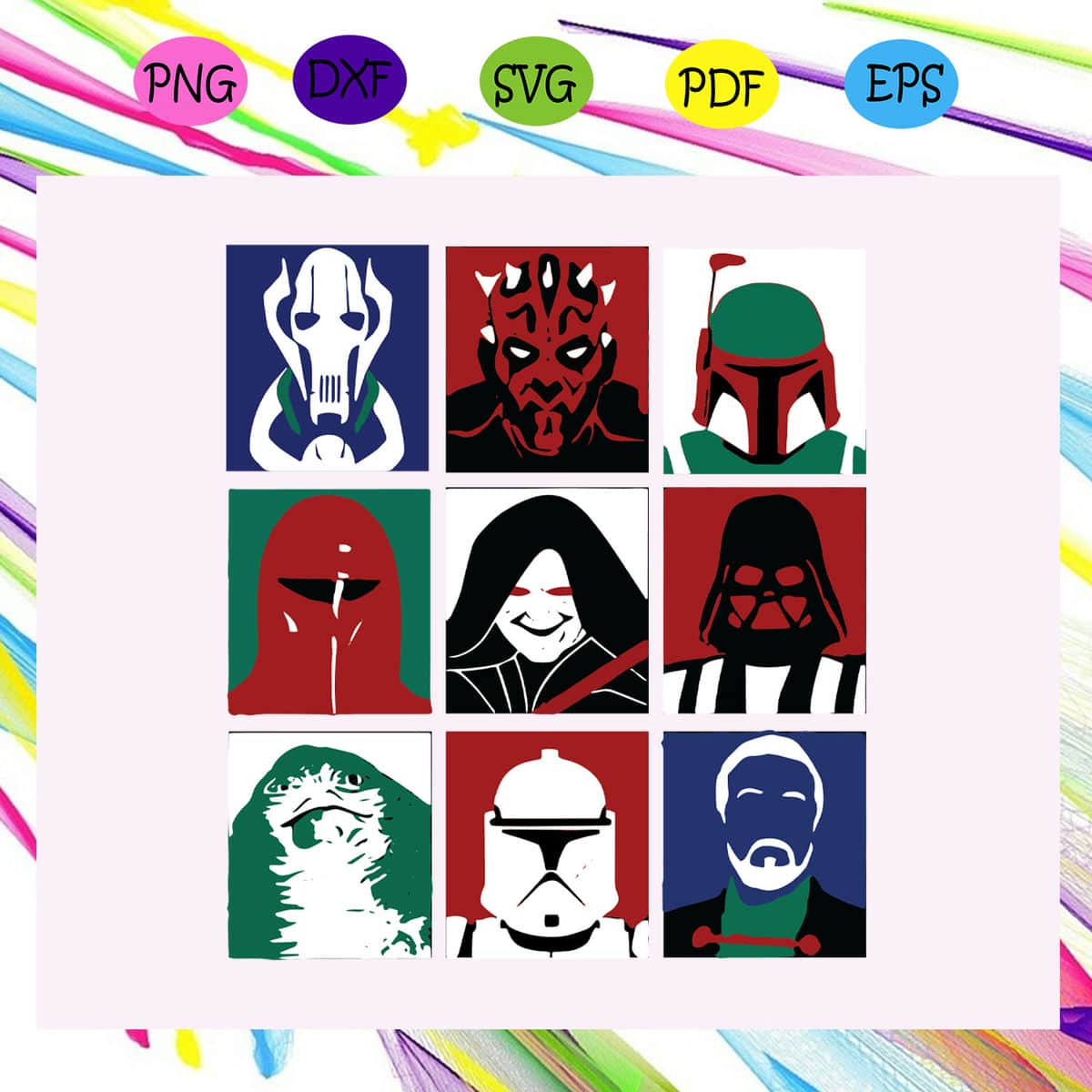 Star Wars Sith Lords Movie Lover SVG | Inspire Uplift