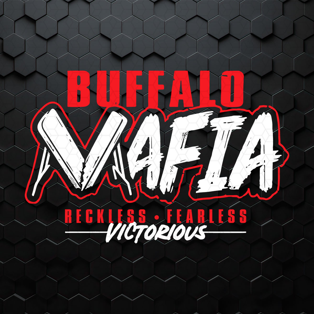 Buffalo Mafia Reckless Fearless Football SVG Digital Downloa | Inspire ...