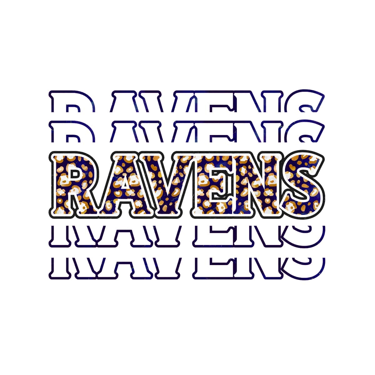 Baltimore Ravens Decorative Font SVG | Inspire Uplift