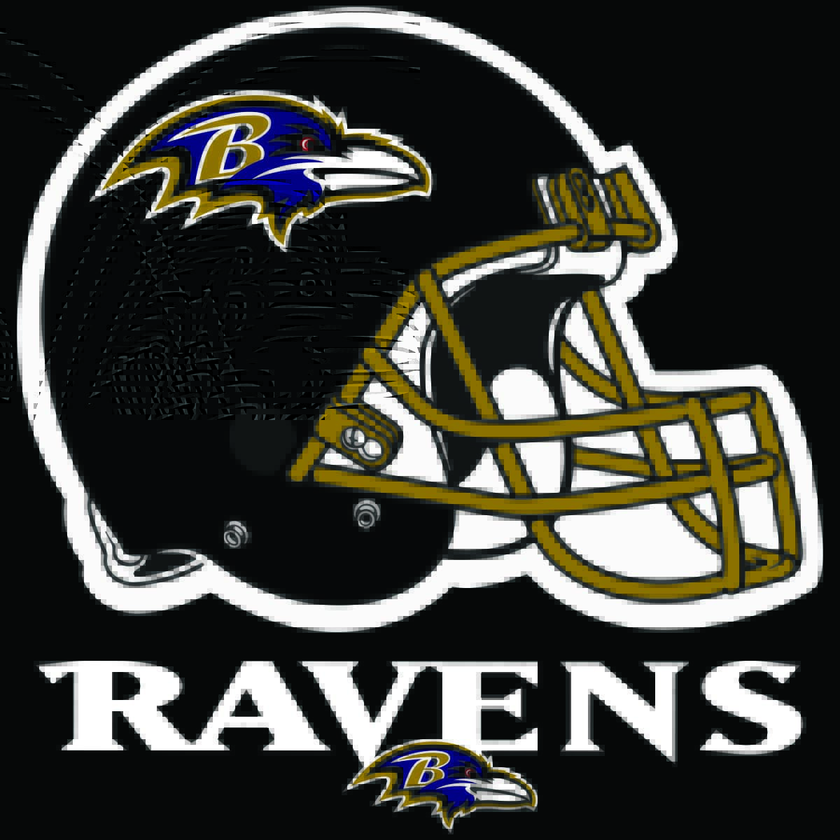 Baltimore Ravens Helmet SVG V2 | Inspire Uplift