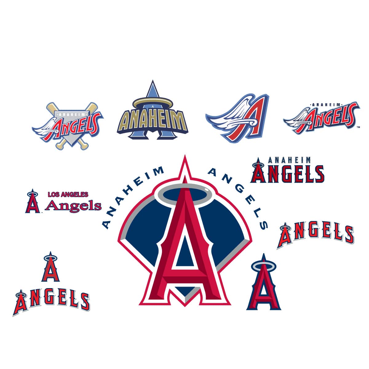 Los Angeles Angels Of Anaheim Logo Bundle SVG PNG Mlb SVG | Inspire Uplift
