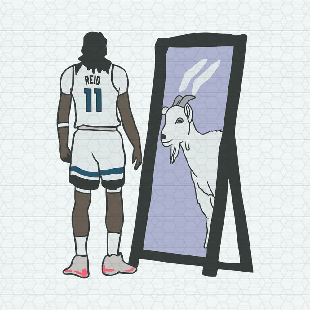 Naz Reid Mirror Goat Nba Player SVG | Inspire Uplift