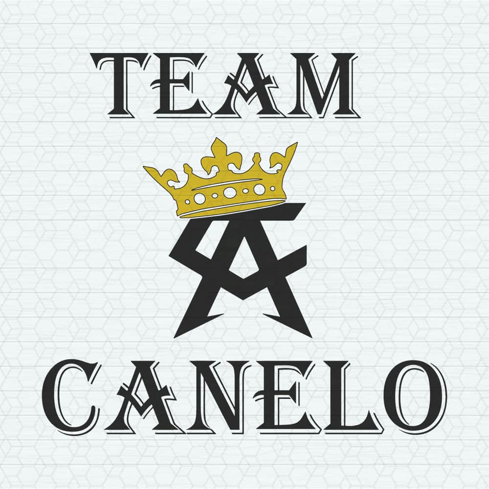 Retro Team Canelo Crown SVG | Inspire Uplift