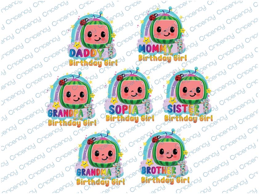 Personalized Coco melon birthday Png, Customized Cocomelon B | Inspire ...