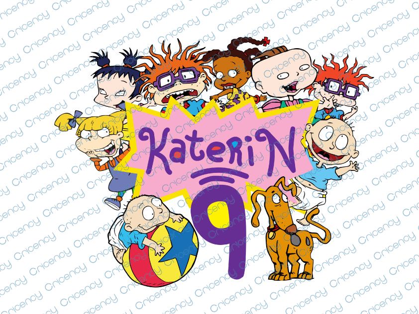 Rugrats custom logo Svg, Rugrats logo personalized with name | Inspire ...