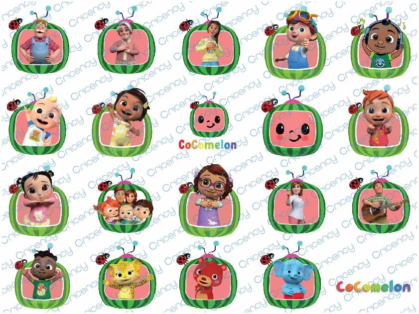 Cocomelon Clipart Png, Cocomelon Birthday Png Bundle, Cocome | Inspire ...