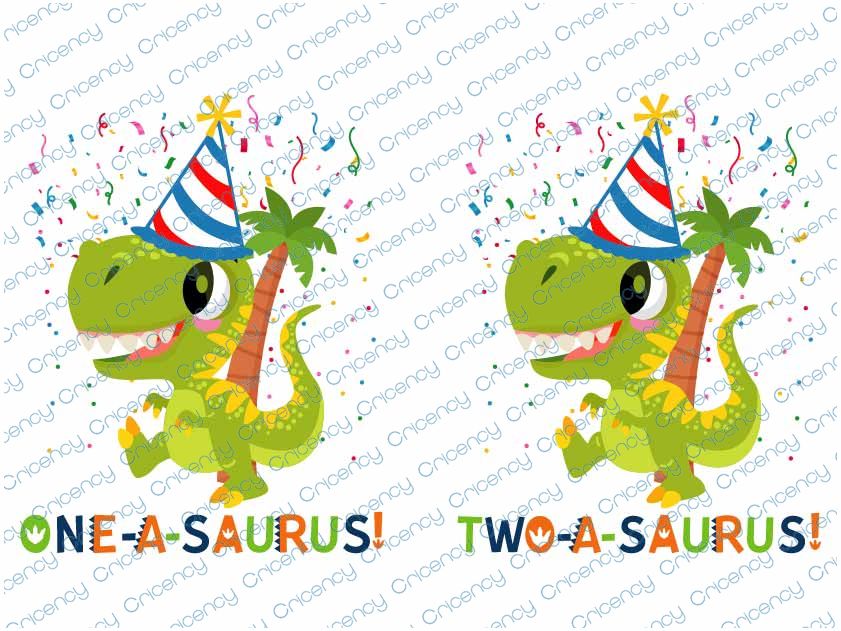 One-a-saurus PNG Printable File, Dino 1 Png, Dinosaur First | Inspire ...