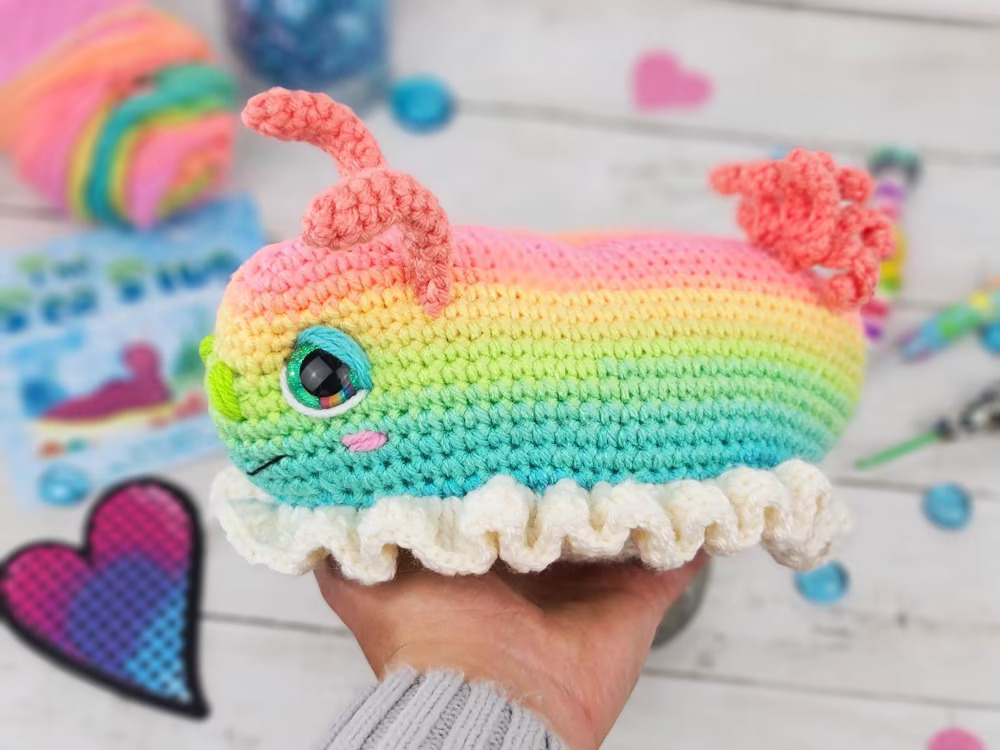 Sally the Sea Slug Crochet Pattern, PDF Crochet Pattern Amig - Inspire ...