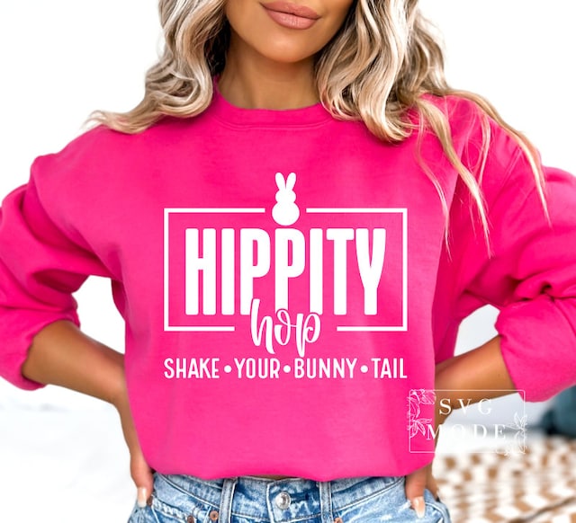 Hippity Hop SVG PNG PDF, Happy Easter Svg, Easter Bunny Svg, | Inspire ...