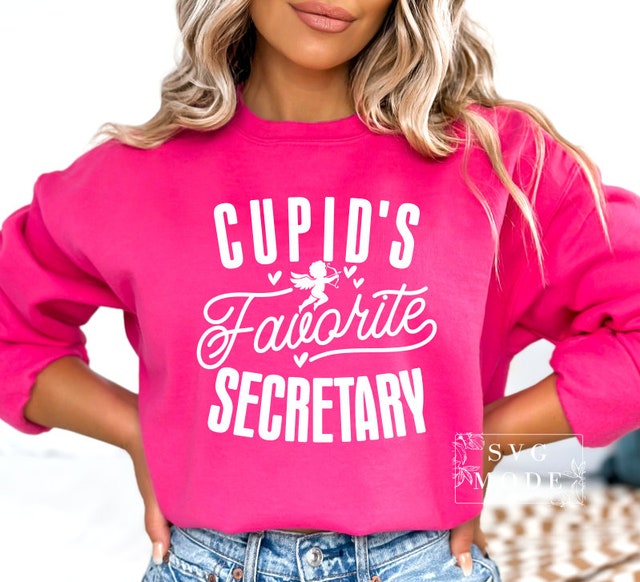 Cupid&39s Favorite Secretary SVG PNG, Secretary Valentine Sv | Inspire ...