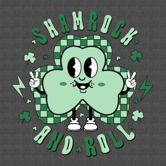 Shamrock And Roll PNG, Funny St. Patricks, St Patrick's Day - Inspire ...