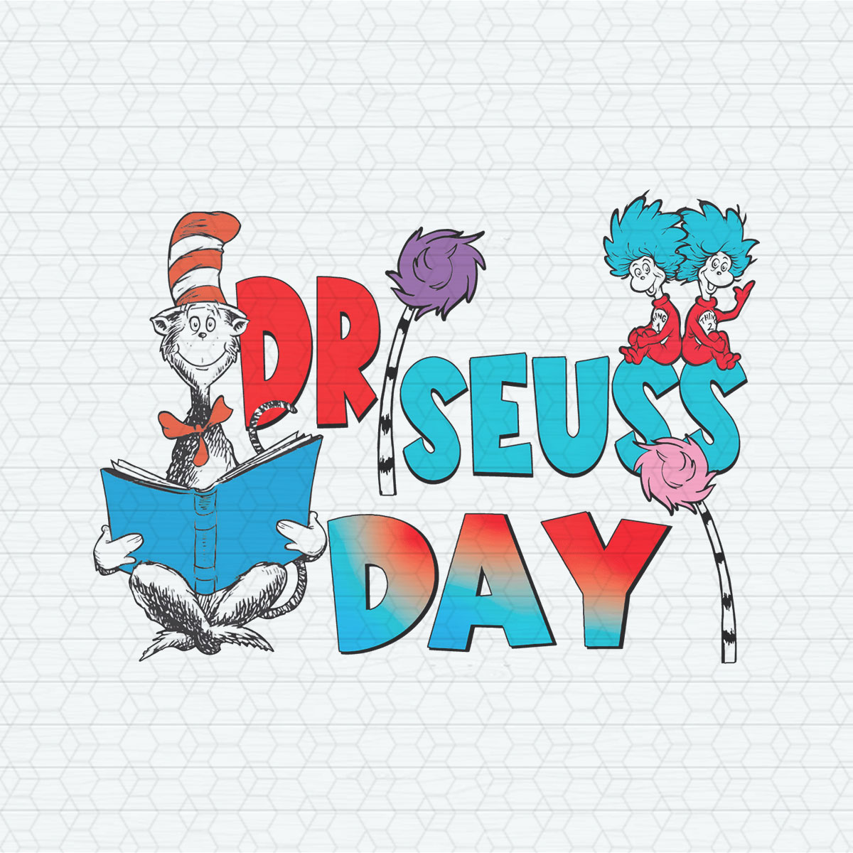Dr Seuss Day Funny Seuss Birthday Party PNG | Inspire Uplift