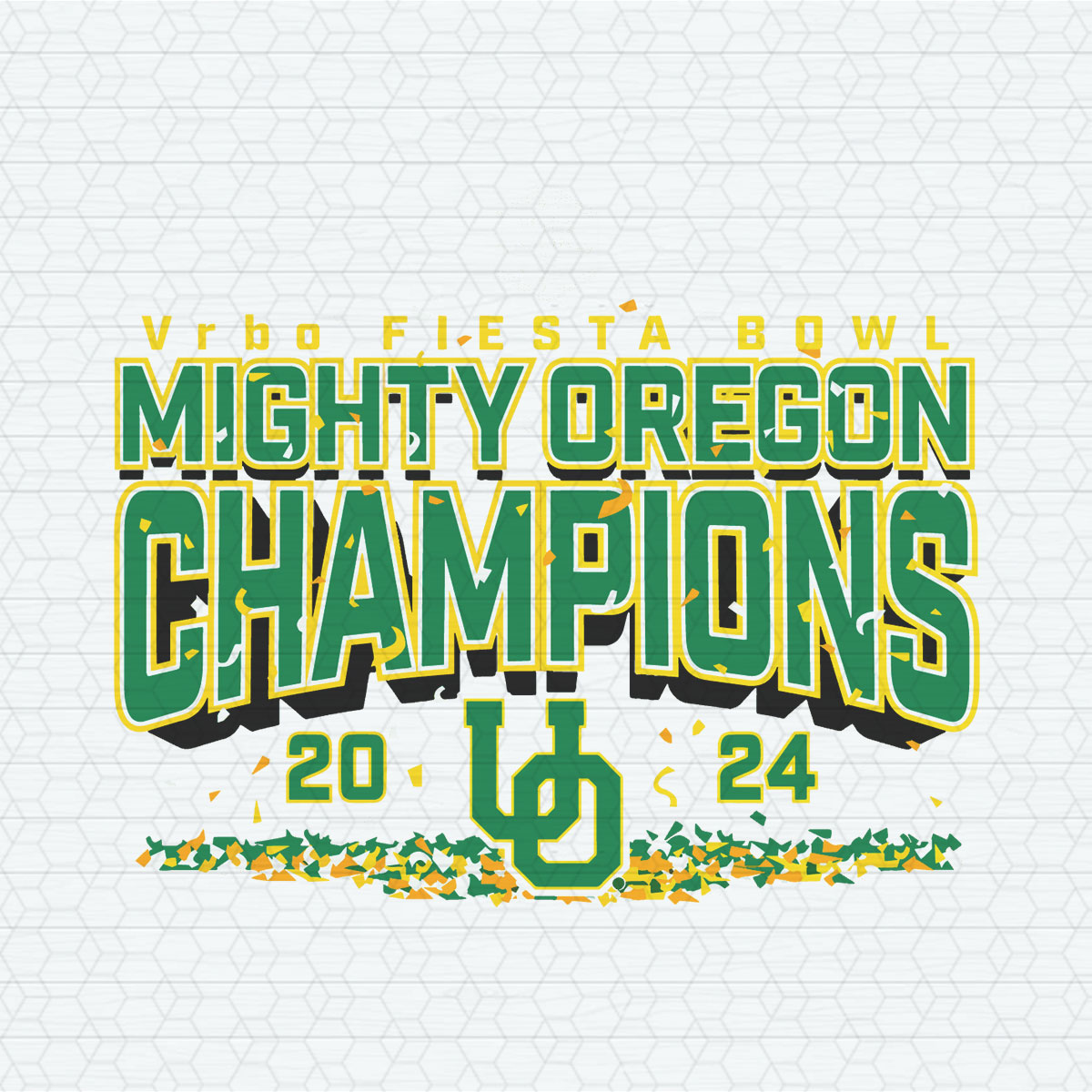 2024 Fiesta Bowl Mighty Oregon Champions SVG | Inspire Uplift