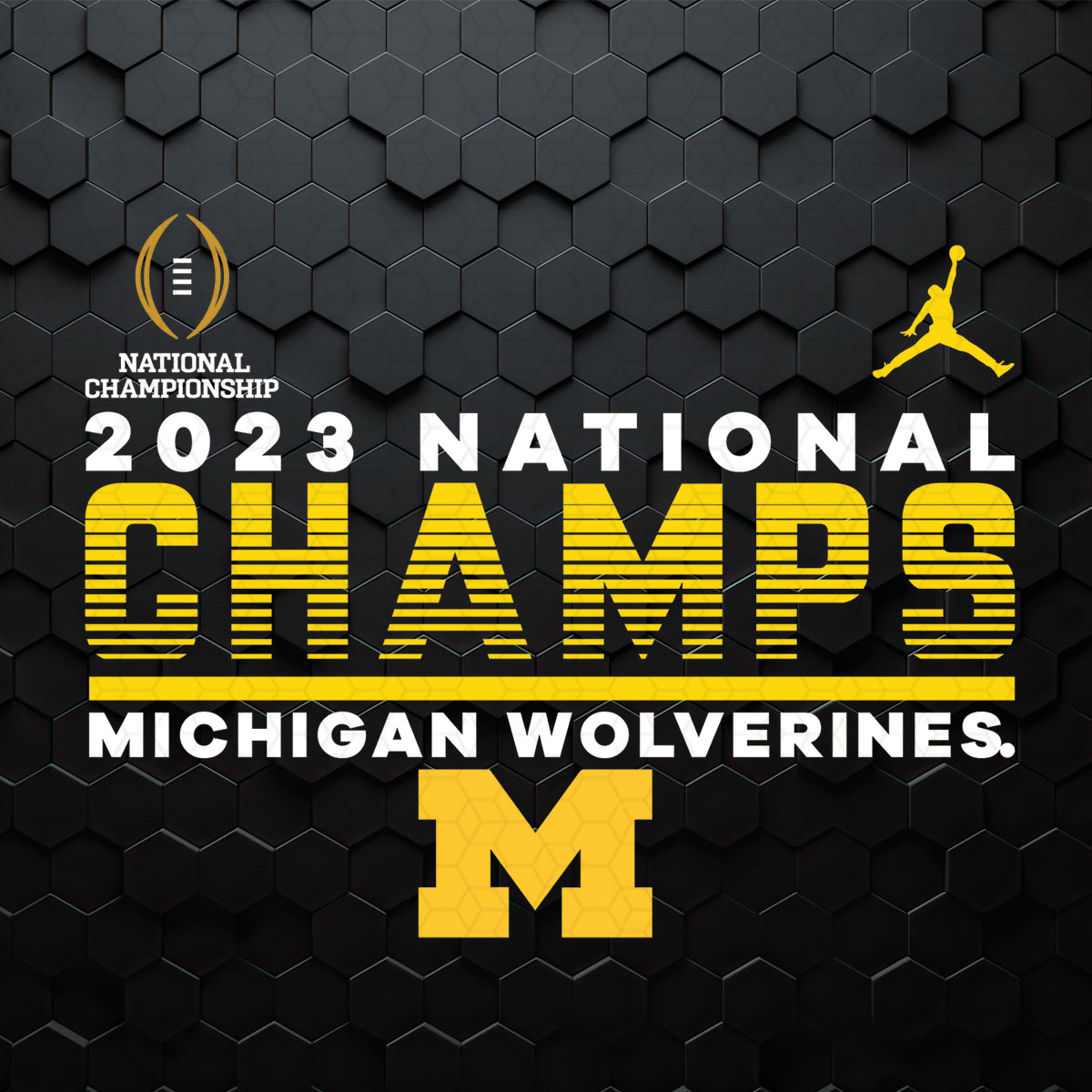 2023 National Champs Michigan Wolverines SVG 2024 | Inspire Uplift