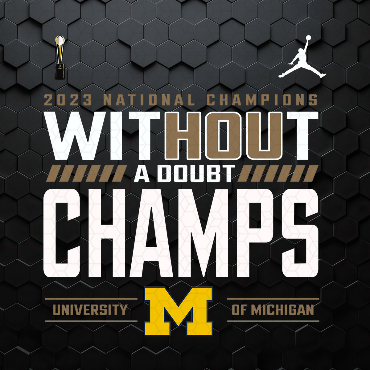 Michigan Without A Doubt Champs PNG 09 - Inspire Uplift