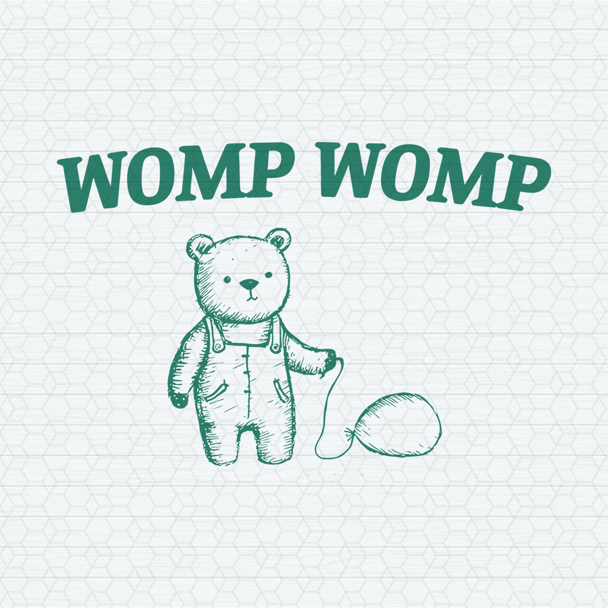 Retro Womp Womp Bear Meme SVG | Inspire Uplift
