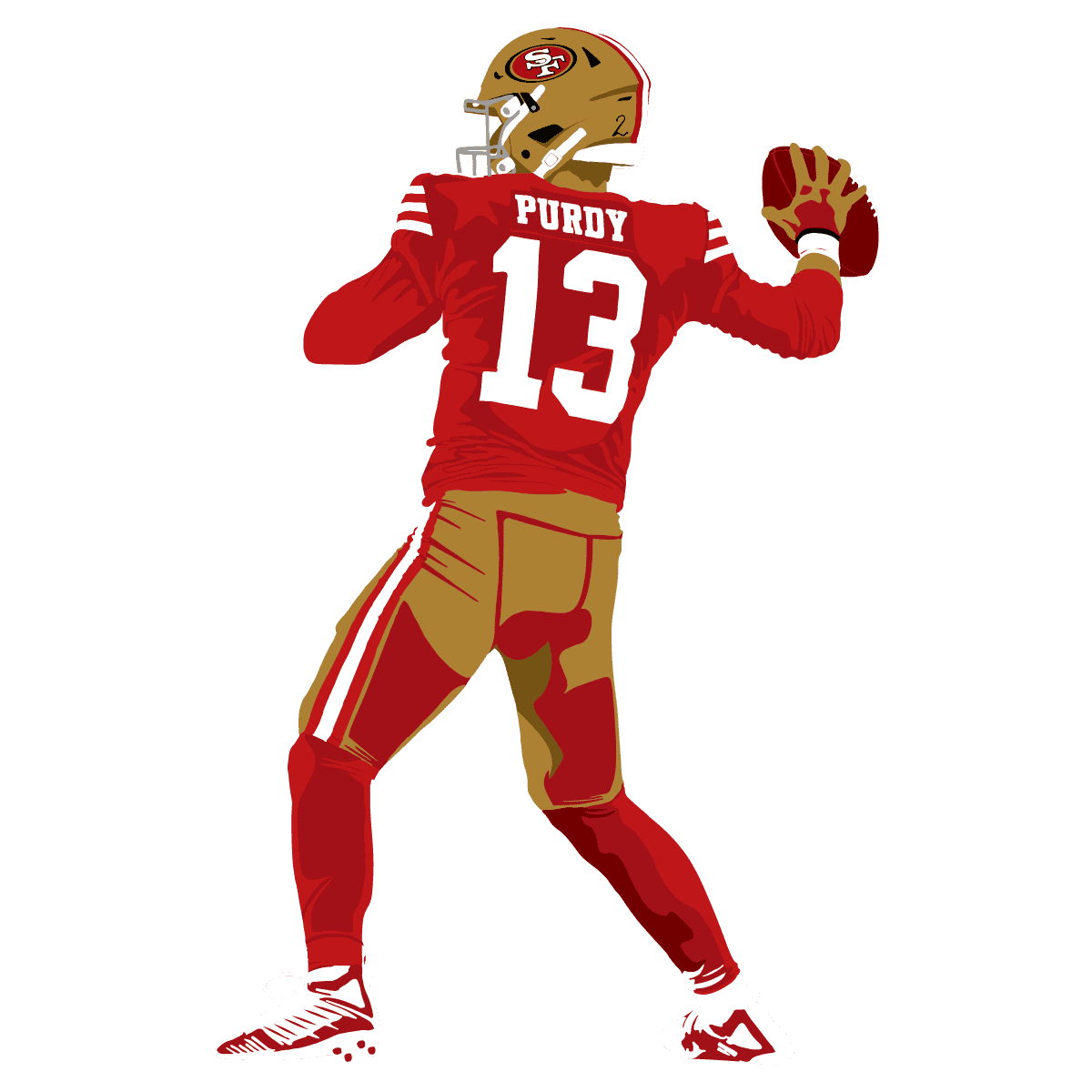 Brock Purdy San Francisco 49ers Player SVG Digital Download | Inspire ...
