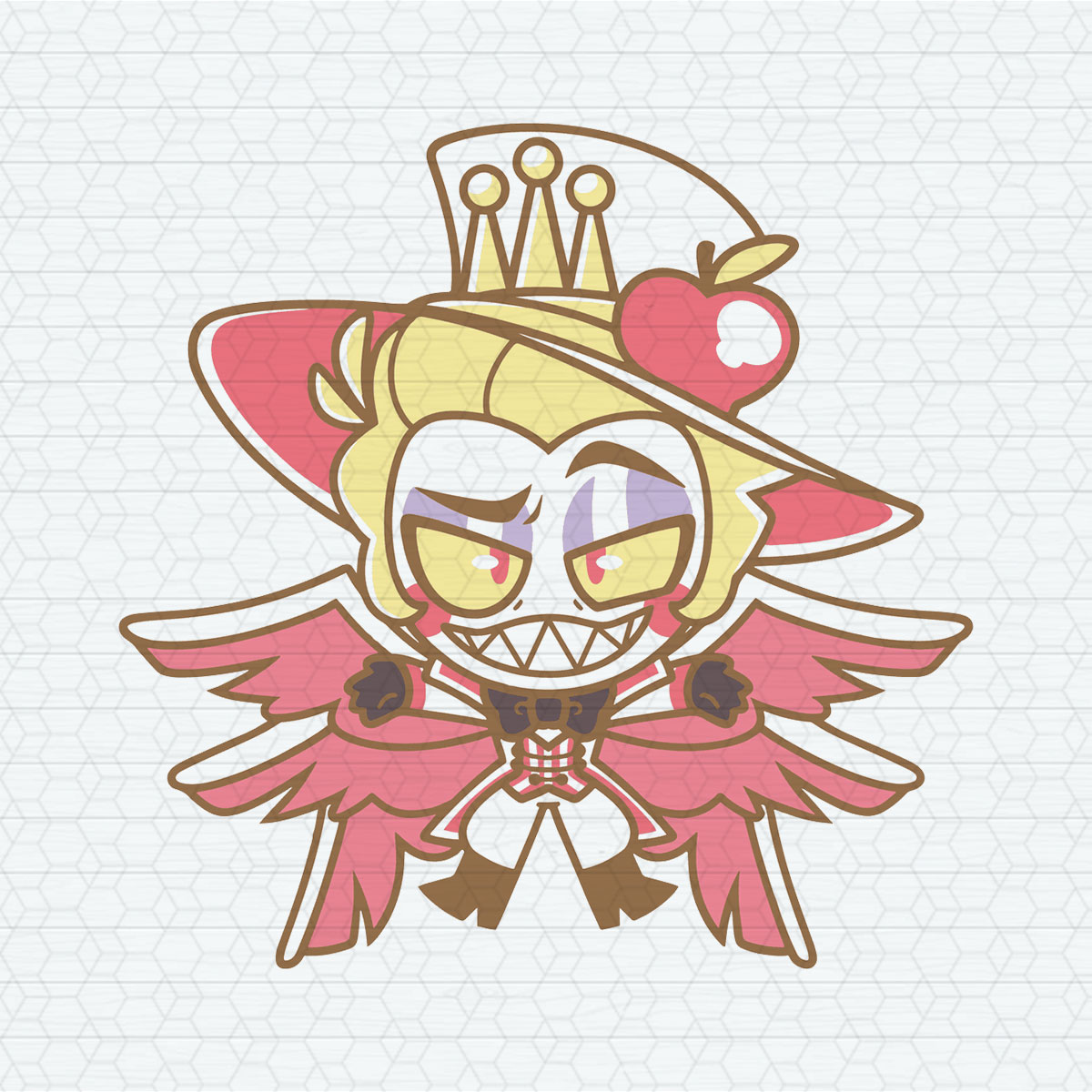 Cute Lucifer Pin Pre Order Wings Can Move SVG | Inspire Uplift