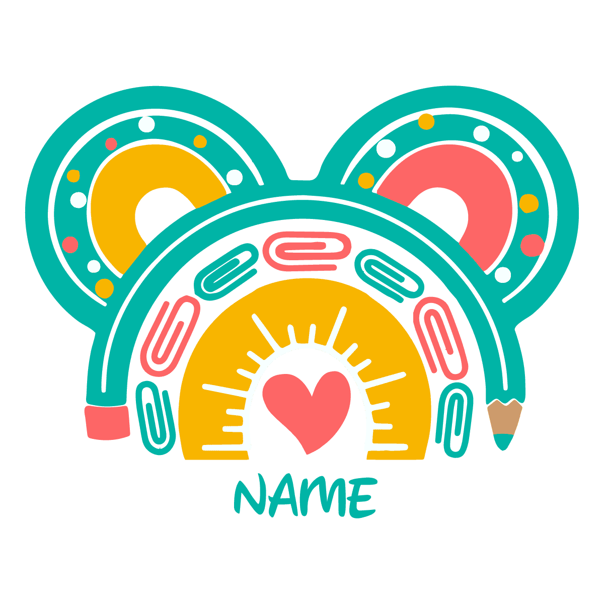 Custom Disney Teacher SVG Disney Back To School SVG File | Inspire Uplift