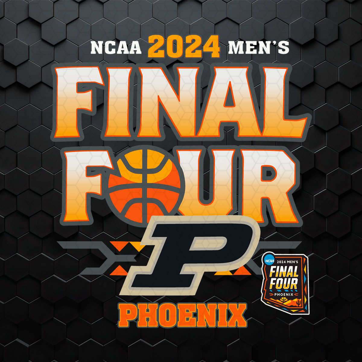 2024 Final Four Purdue Phoenix SVG | Inspire Uplift