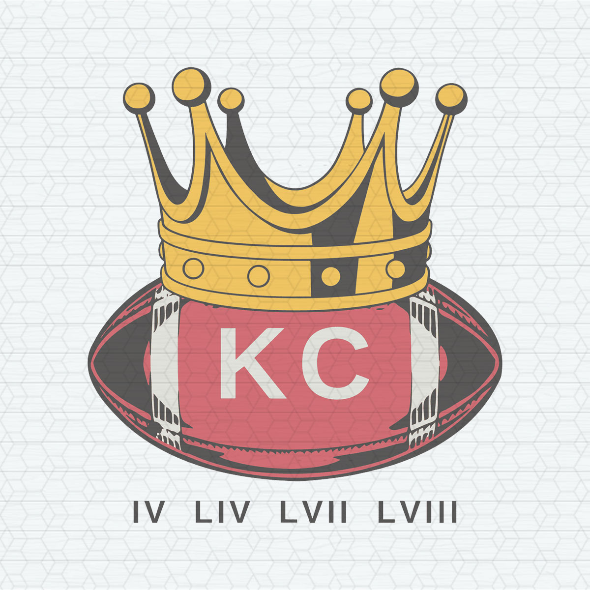 Kansas City Chiefs Super Bowl Dynasty Crown SVG - Inspire Uplift