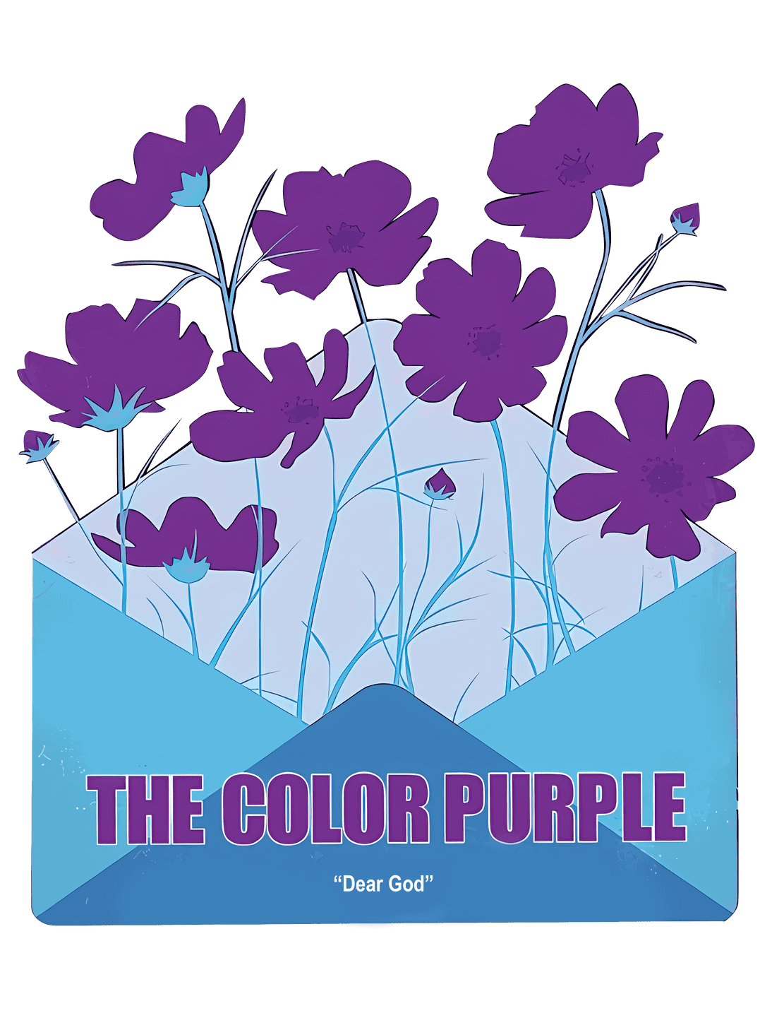 The Color Purple Dear God Letter PNG - Inspire Uplift